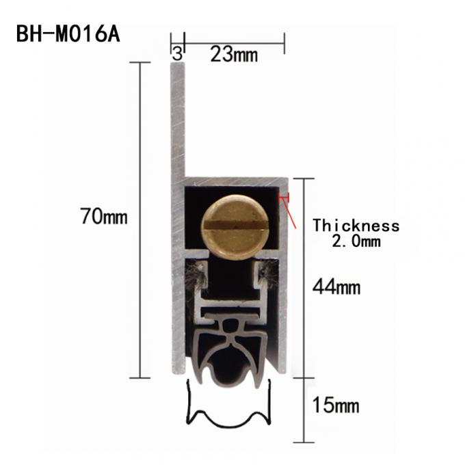 Heavy Duty H Shape Automatic Drop Down Door Seal RAVEN RP38si Surface ...