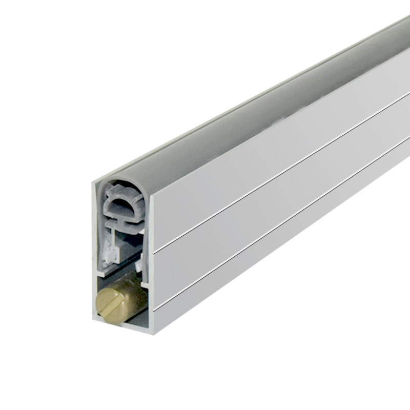 Silver Color 1.5cm Automatic Door Bottom Seals Long Lasting
