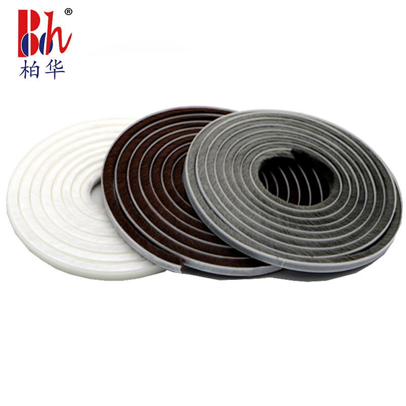 9*5mm OEM Self Adhesive Weather Stripping Wool Pile Window Weather Seal