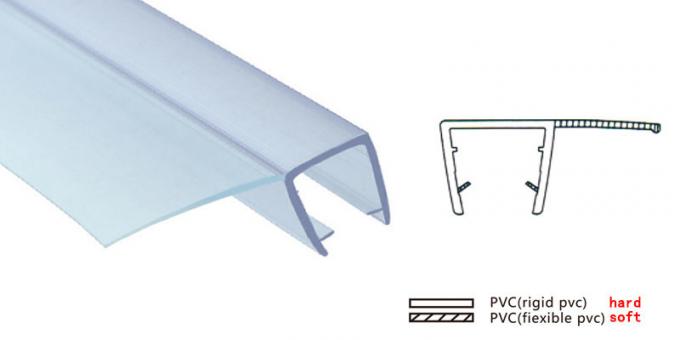 F Shape Pvc Shower Seal Strip Shower Screen Seal Replacement