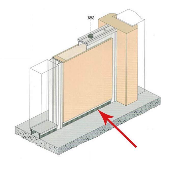 Commerial Door Bottom Brush Sweep 38mm Width RAVEN RP129F