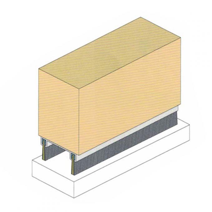 Commerial Door Bottom Brush Sweep 38mm Width RAVEN RP129F