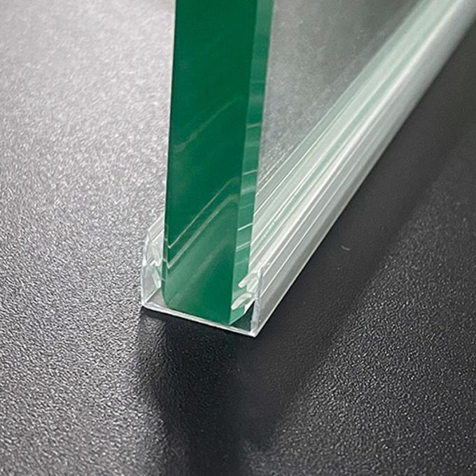 Co Extruded PVC Weather Stripping 10mm Glass Door Strip waterproof