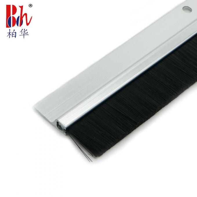 1000mm Aluminium Door Bottom Brush Strip Silver Door Sweep
